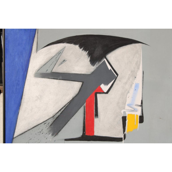 Abstract painting by Dave Seabury, You Wouldnt Listen – Ventura